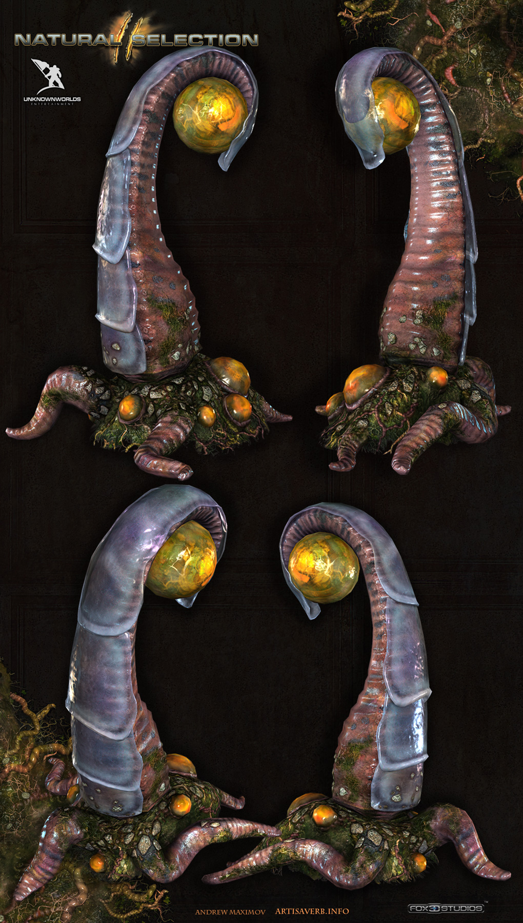 Art Is A Verb - NS II Alien Structures by Andrew Maximov